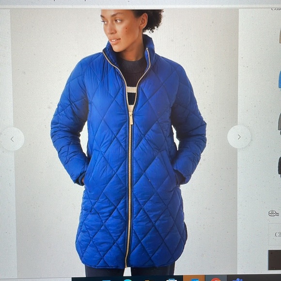 Jackets & Coats | New Part Two Olilas Puffer Coat In Blueprint | Poshmark